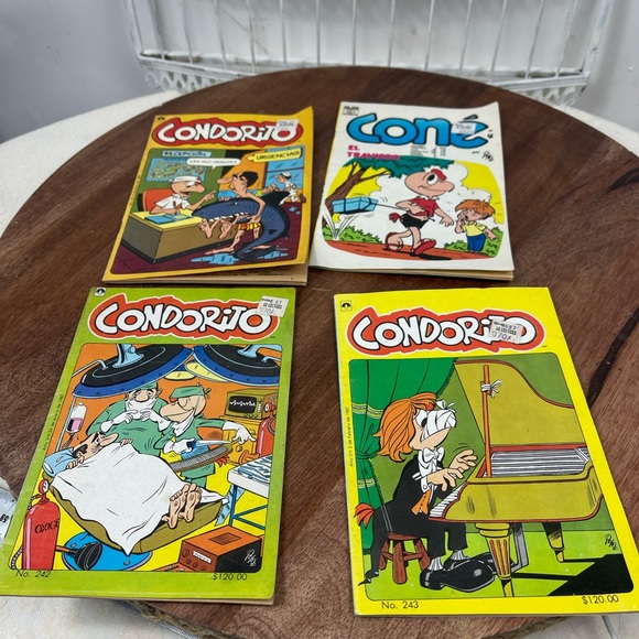 condorito comic book | Other | Vintagecomic Book Set 4 Piecescolorful ...